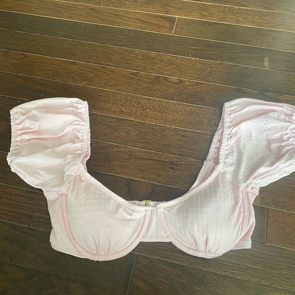 Xhilaration | Swim | Pale Pink Bikini Top Adjustable Back Removable ...